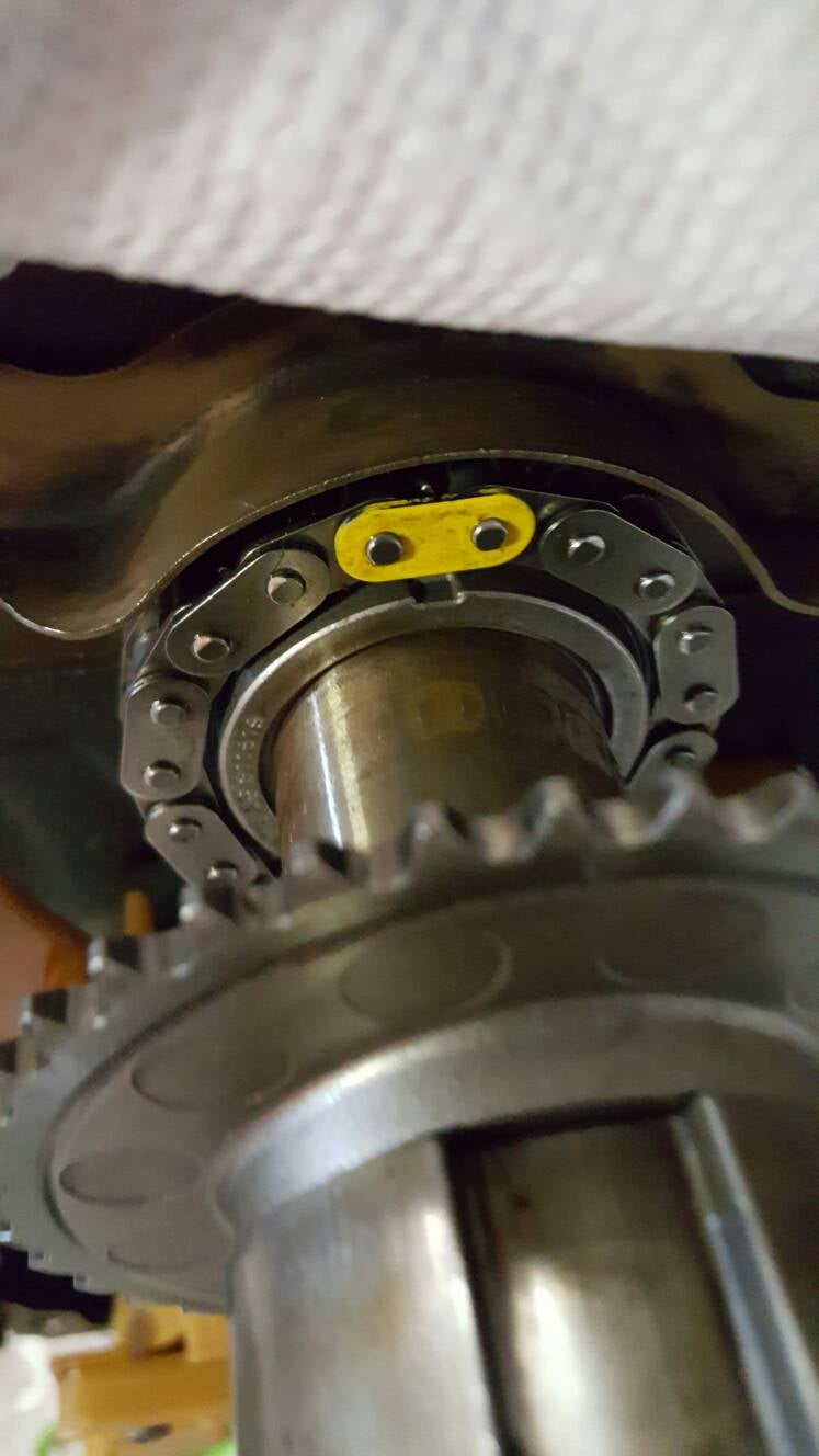 How to correctly set up timing chain on the crank sprocket | SaabCentral Forums