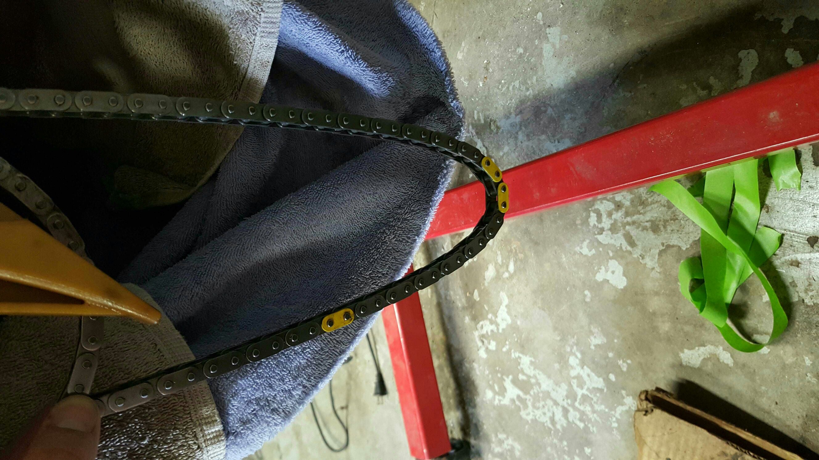 How to correctly set up timing chain on the crank sprocket | SaabCentral Forums