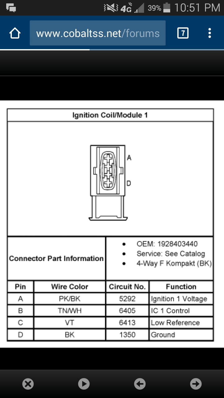P1341 ignition coil short circuit | SaabCentral Forums