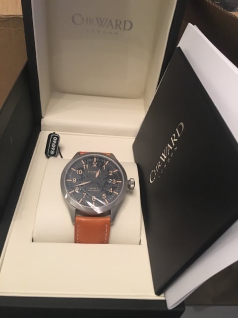 Christopher Ward C8 Pilot Mk2 Automatic & CWL C3 Malvern Chronograph ...