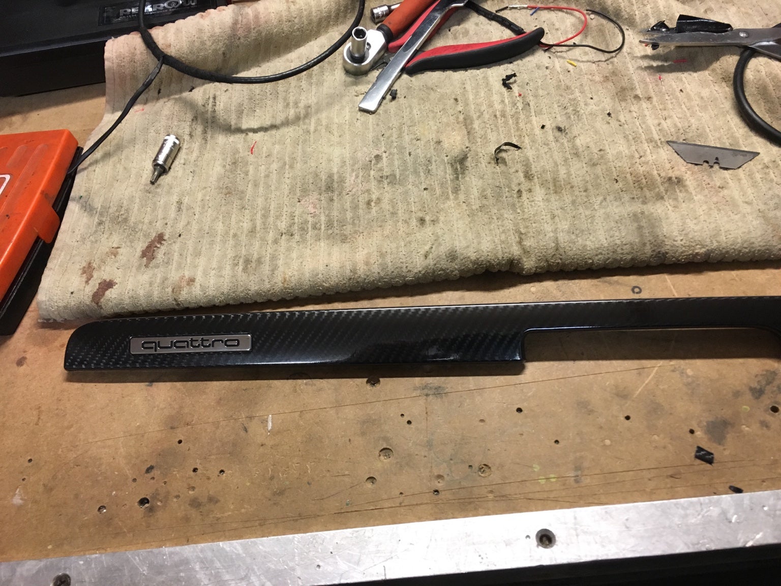 Carbon wrapped ally trim | Audi TT Forum