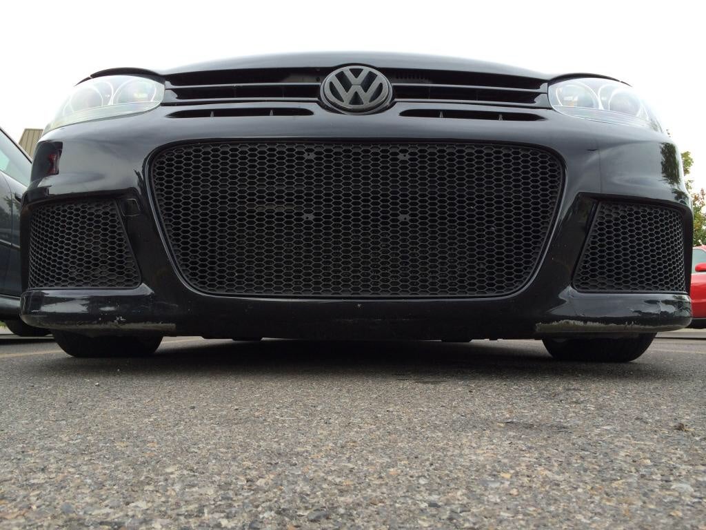 Mk5 black housing headlights and thunderbunny front bumper | VW Vortex ...