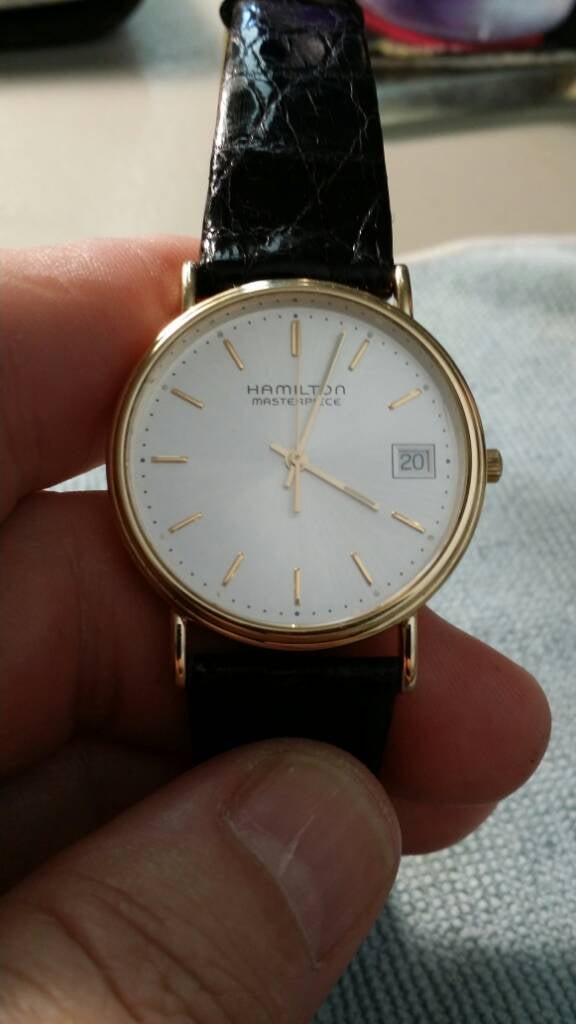 FSO: Hamilton Masterpiece 14k Gold Quartz Movement | WatchUSeek Watch ...