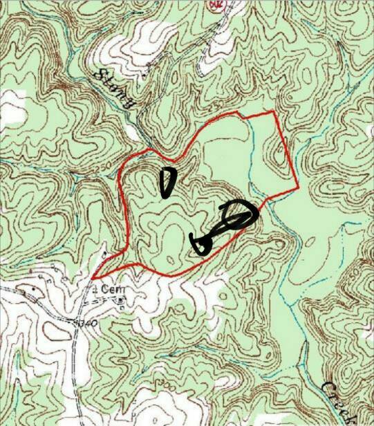 Topo Map - Stand Placement? (See Attached Map) | Archery Talk Forum