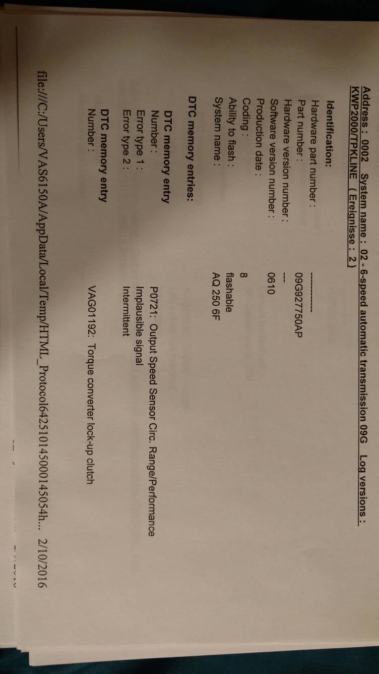 Transmission comes out of gear, PRNDS | VW Vortex - Volkswagen Forum