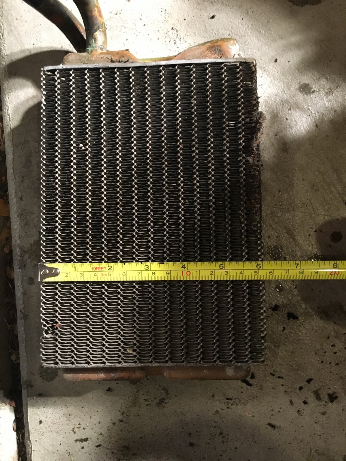 Favor Anyone Have An A C Heater Core They Can Measure For Me Vw