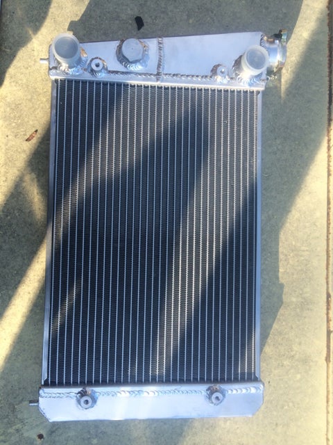 Reverse oriented aluminum mk1 radiators | VW Vortex - Volkswagen Forum