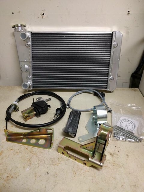 Reverse oriented aluminum mk1 radiators | VW Vortex - Volkswagen Forum