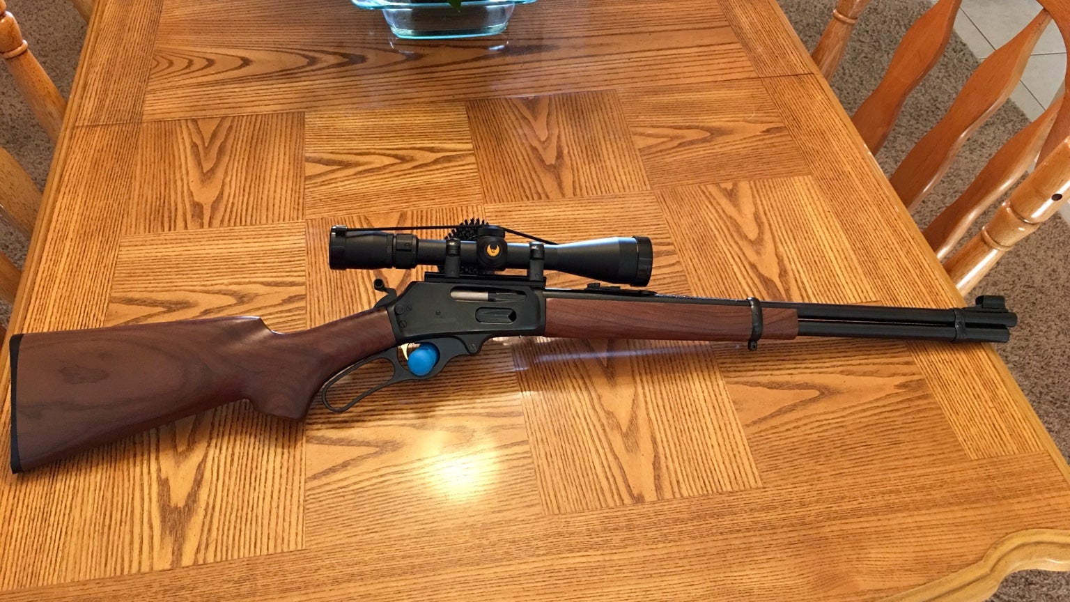 Installing a bullseye in a new stock(no hole) | Marlin Firearms Forum