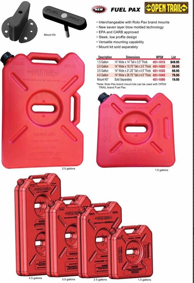 Gas Can Options | Can-Am Maverick Forum