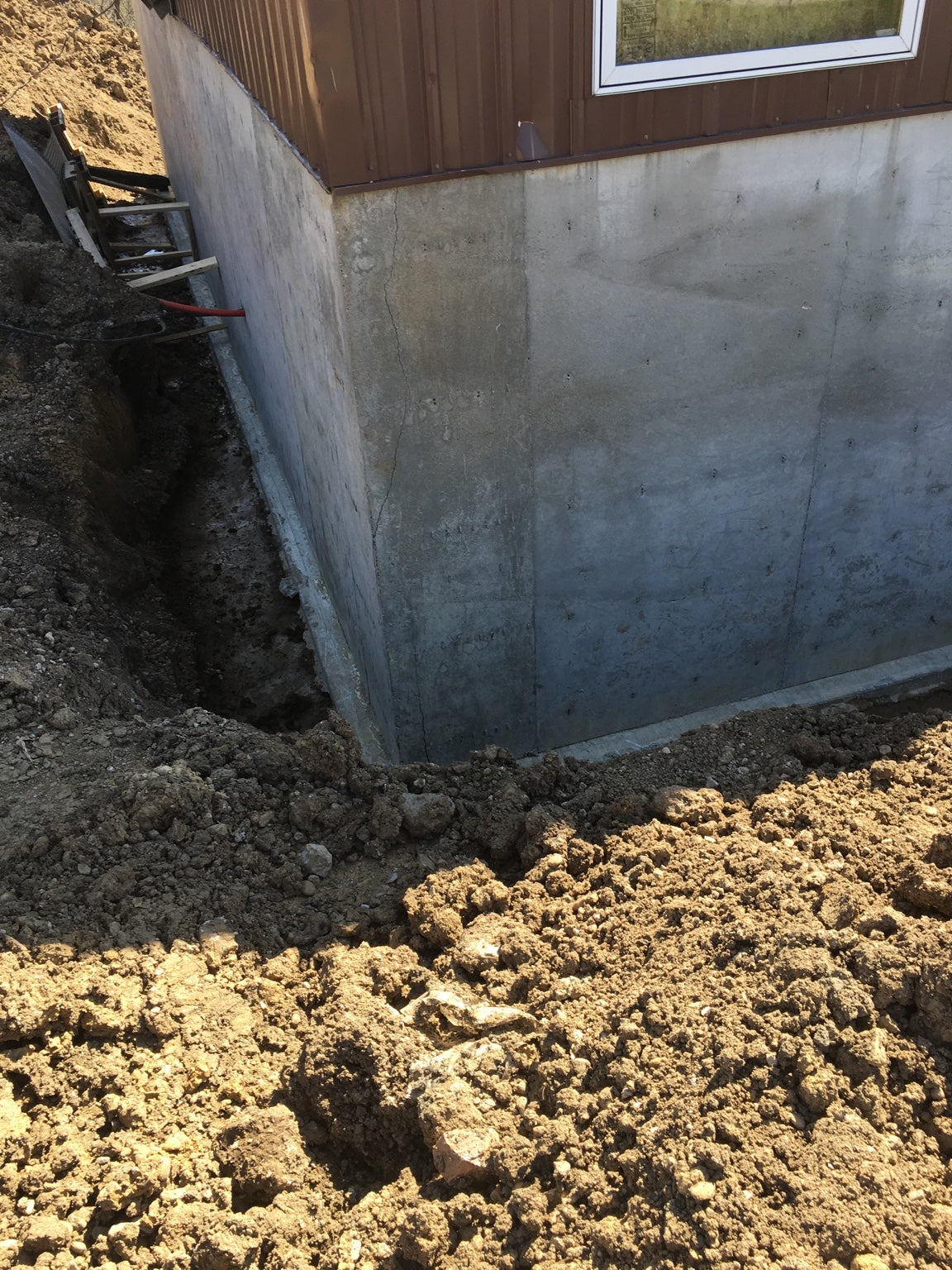 Digging out foundation with 260 Backhoe | Green Tractor Talk