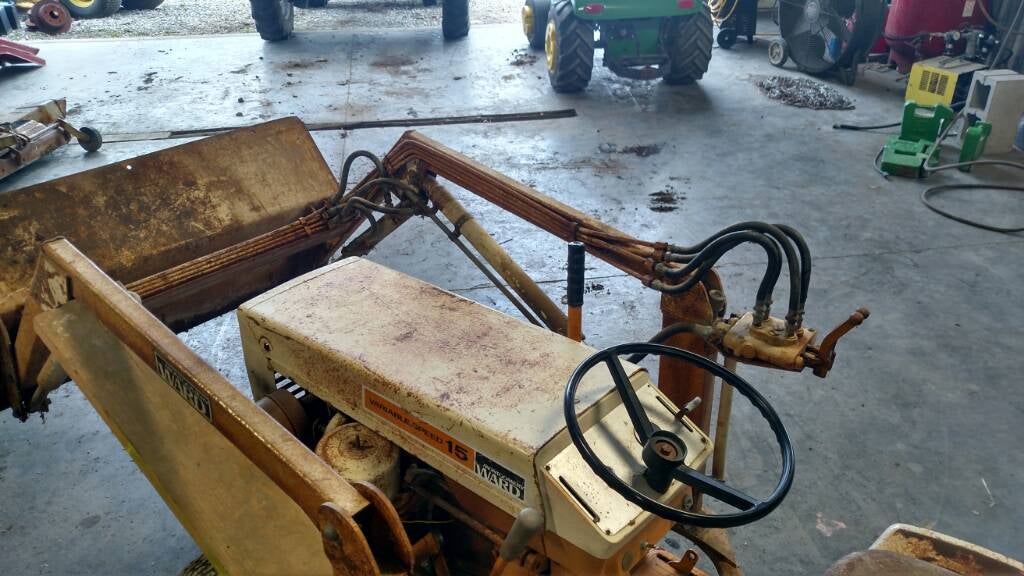 15 HP wards with loader | Garden Tractor Forums
