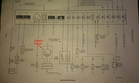 Combination meter curcuit and connector diagram | Toyota Forum