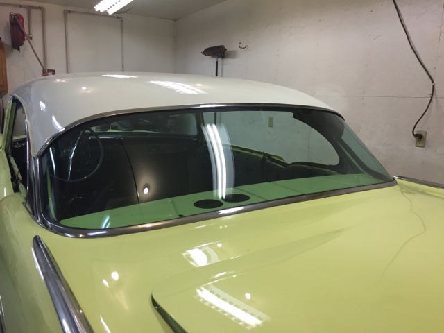 Rear window stainless clip locations | Chevy Tri Five Forum