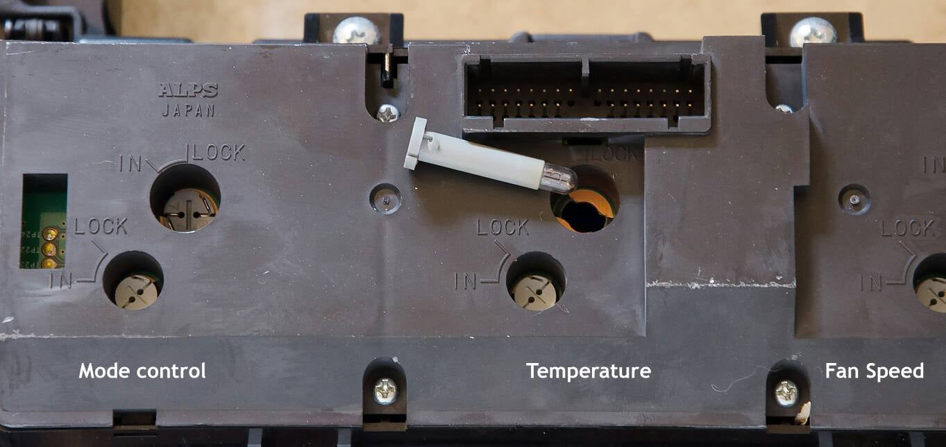 HVAC control bulb replacement / changing color / converting to LED ...