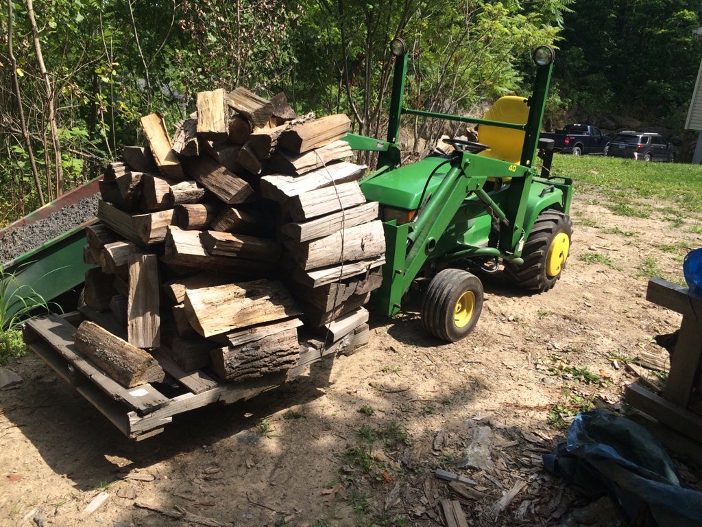 425 Moving Firewood | My Tractor Forum