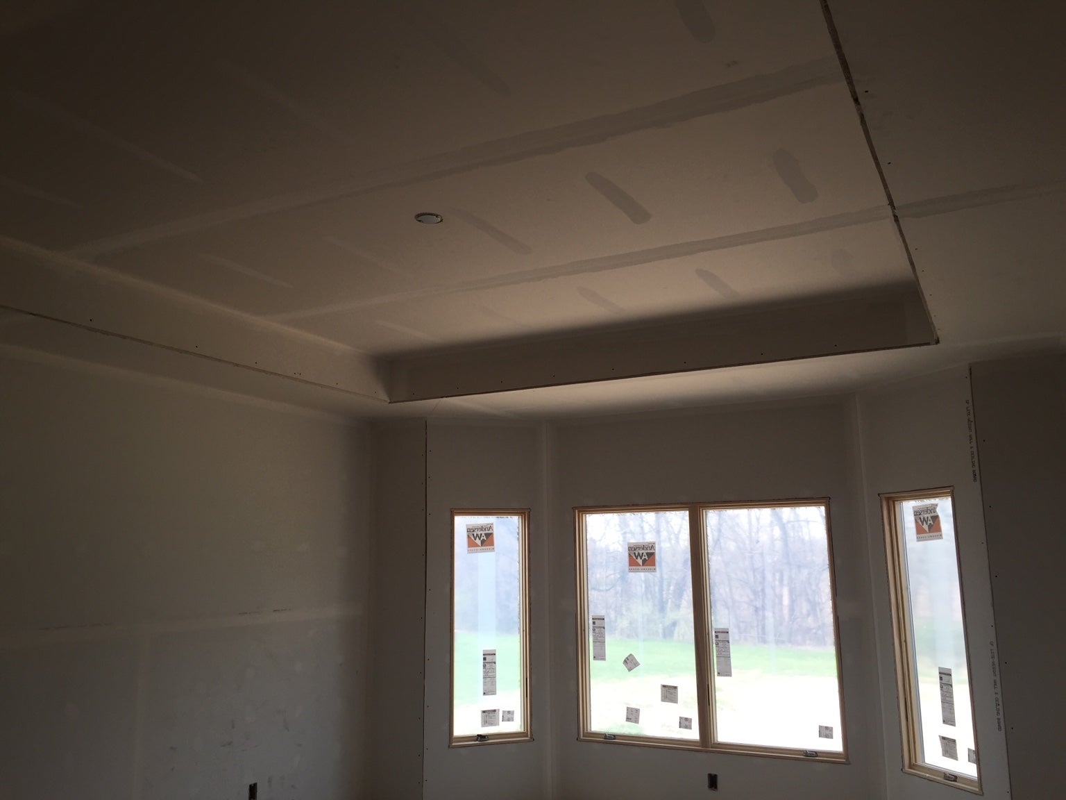 Crown blocking detail for a dropped crown with rope lighting ...