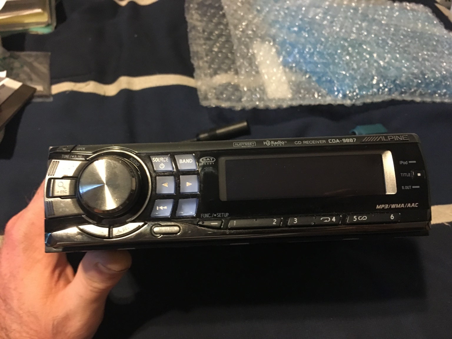 Alpine 9887 with accessories | DIYMobileAudio.com Car Stereo Forum