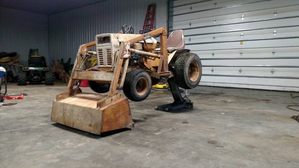 15 HP wards with loader | Garden Tractor Forums