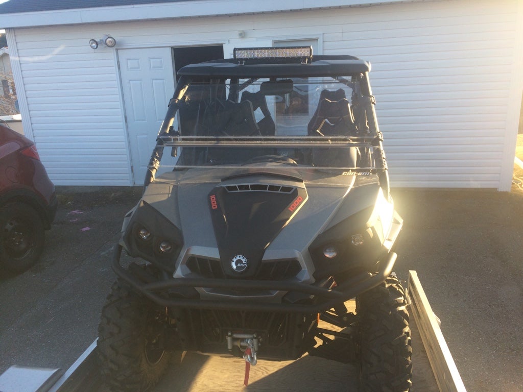 20" LED light bar installed on Can-Am sport roof | Can-Am Commander Forum