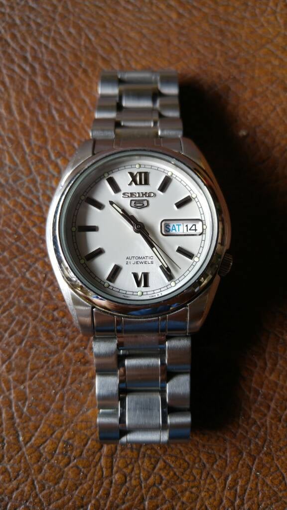 Seiko 5 SNK***K1 with Bracelet Mod | WatchUSeek Watch Forums