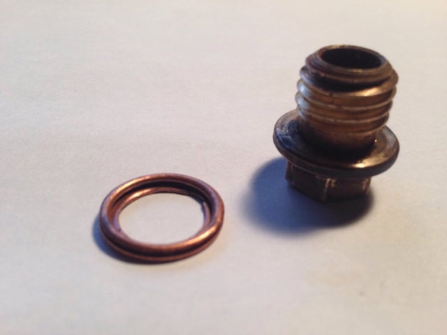 TDI block drain plug washer orientation | Defender Source Forum
