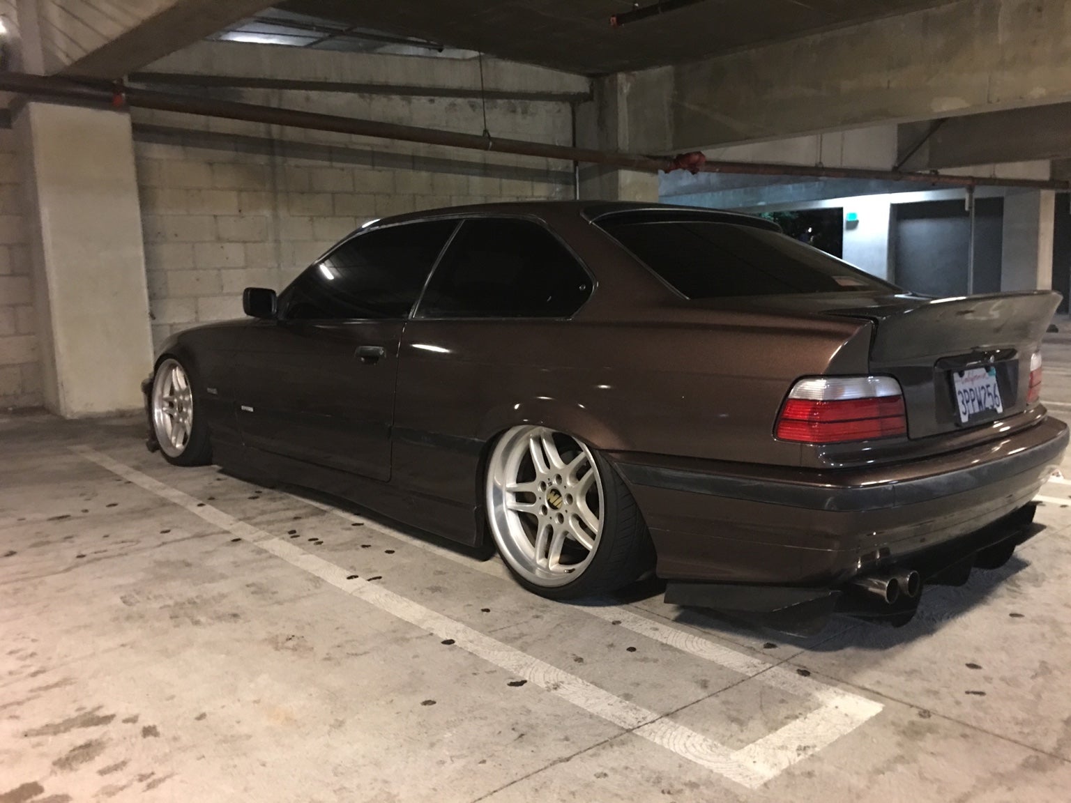 SoCal Bagged E36 In Porsche Macadamia Brown On MParallels | BimmerFest ...
