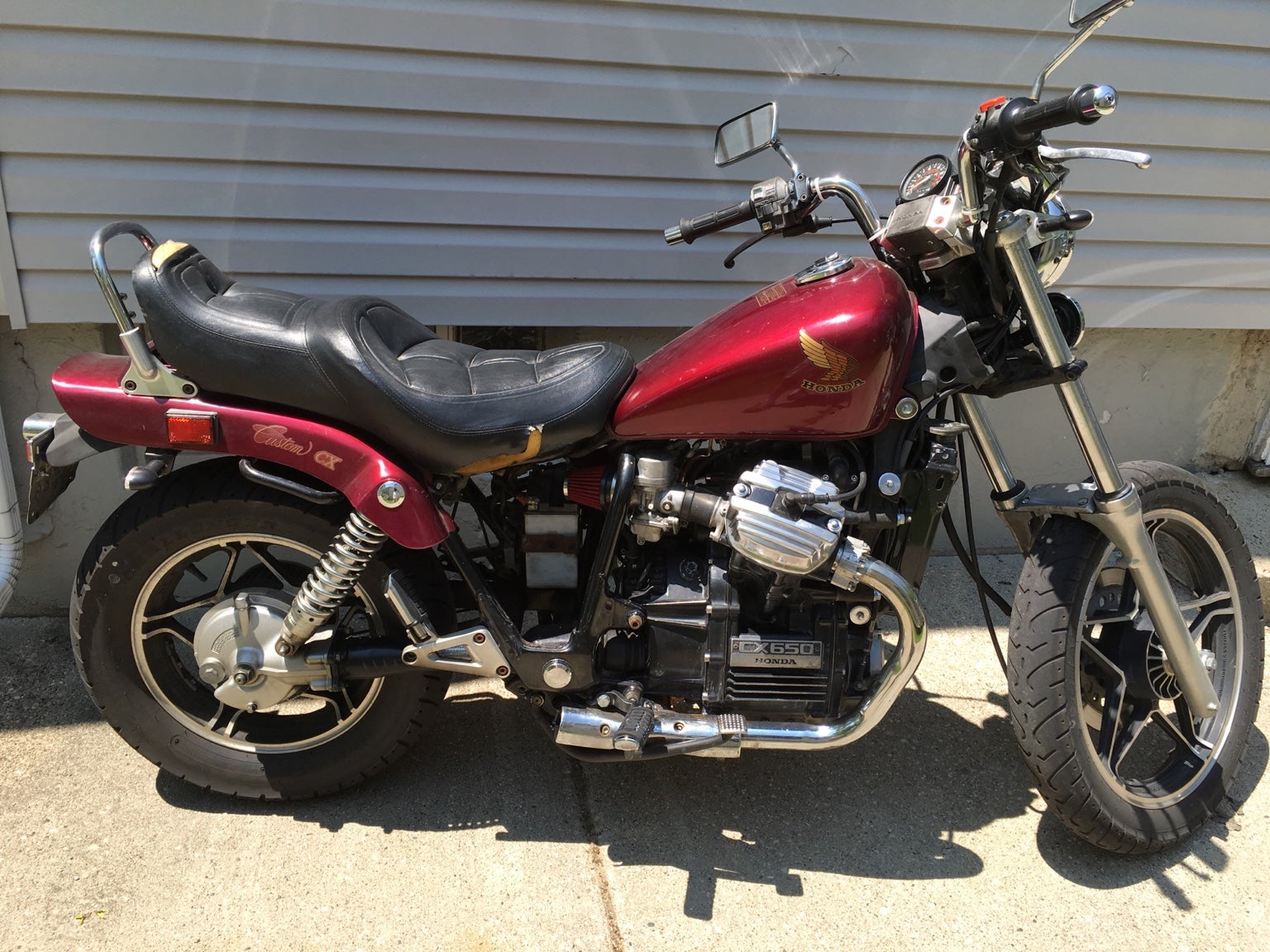 CX650 Custom Bobber project | Honda CX 500 Forum