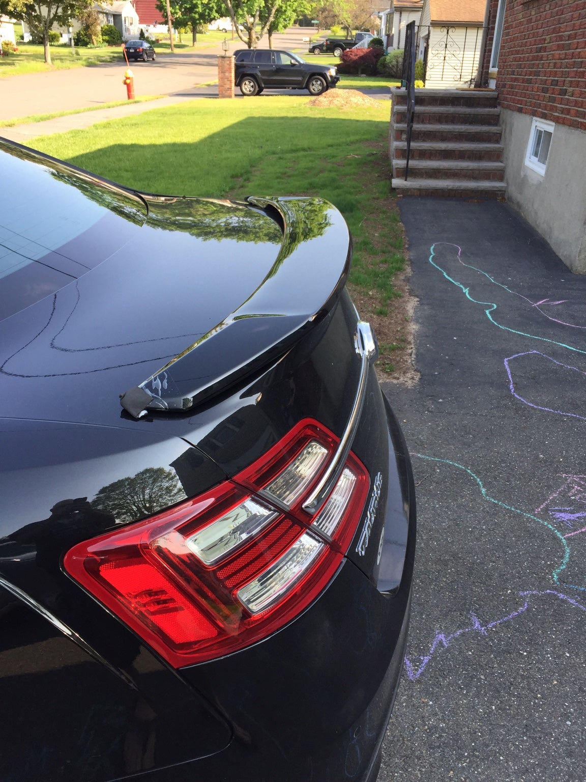 Rear Spoiler installed today | Taurus Car Club of America : Ford Taurus ...