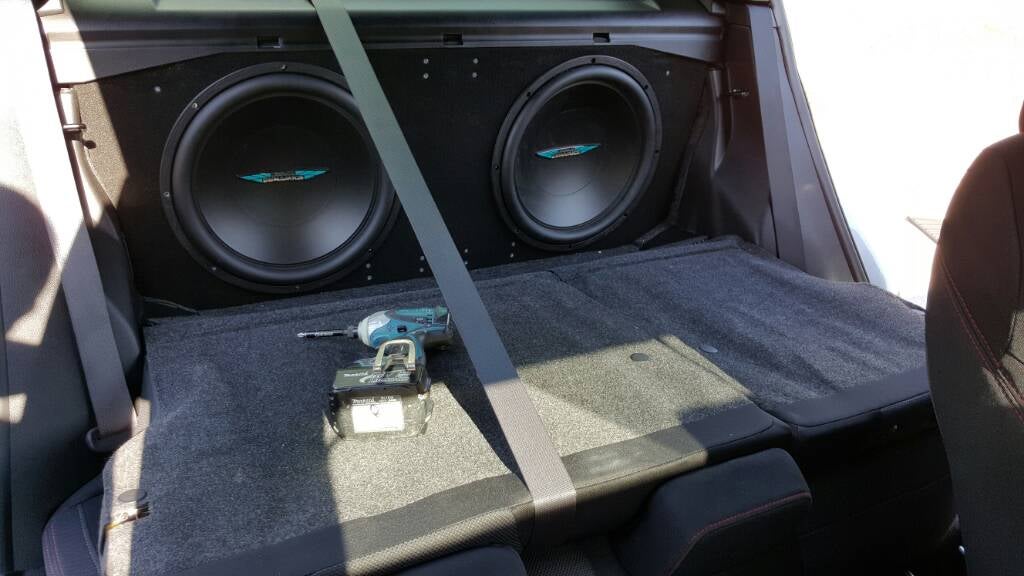 Post pics of your infinite/trunk baffle setup! | DIYMobileAudio.com Car ...