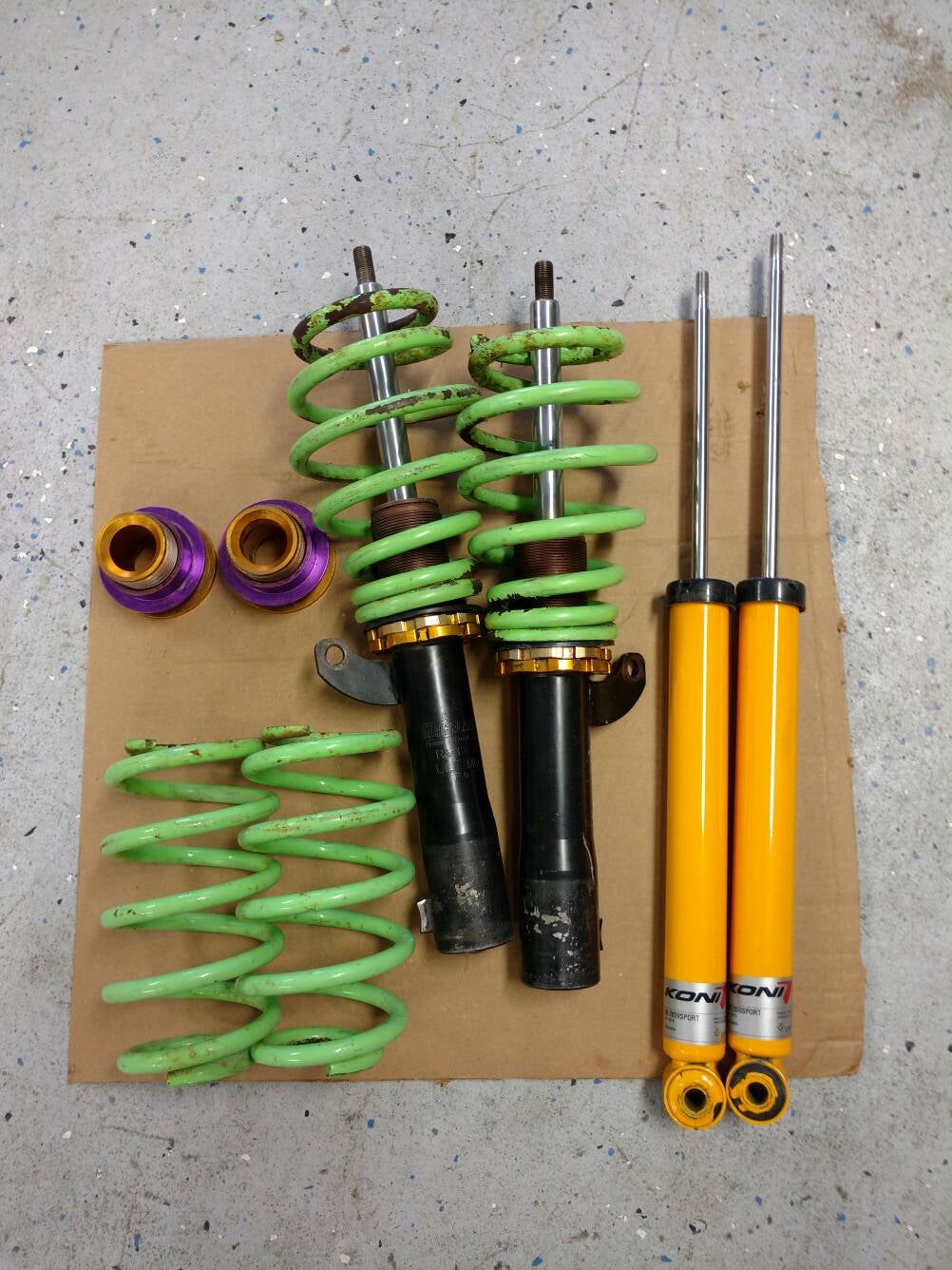 Raceland Coilovers/Koni Shocks | VW Vortex - Volkswagen Forum