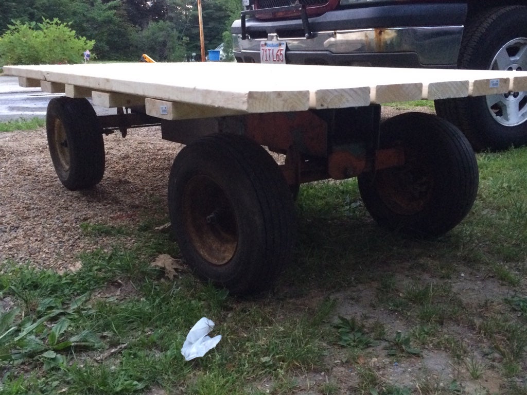 Mini Hay wagon build | My Tractor Forum