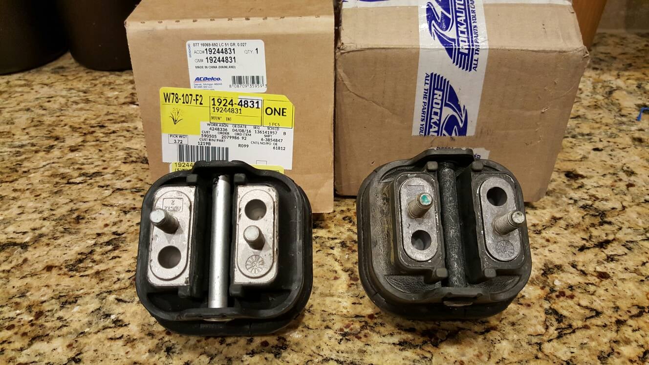 Motor mounts: AWD & RWD the same? & ACDelco vs Anchor | Chevy ...