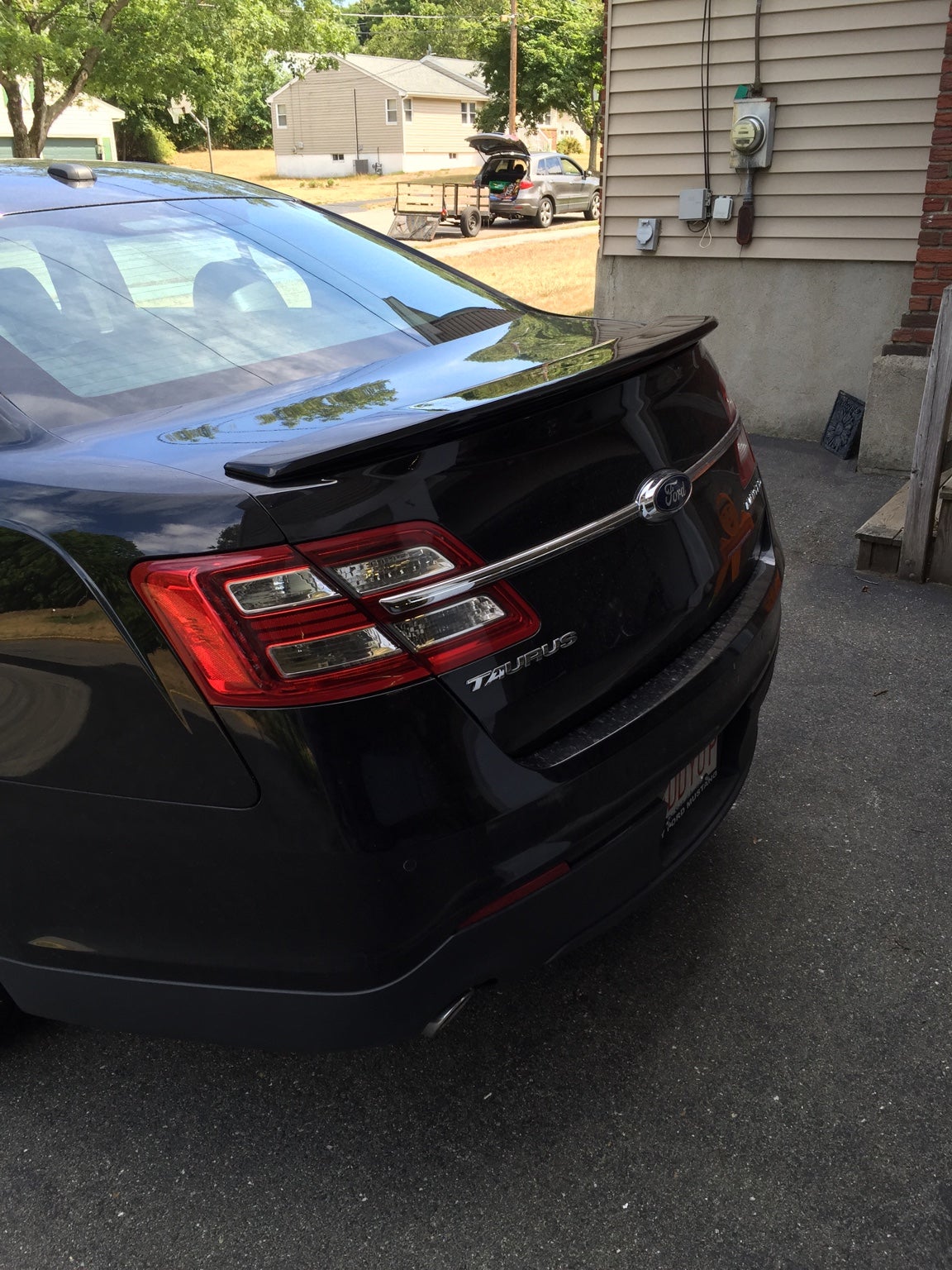 Rear Spoiler installed today | Taurus Car Club of America : Ford Taurus ...