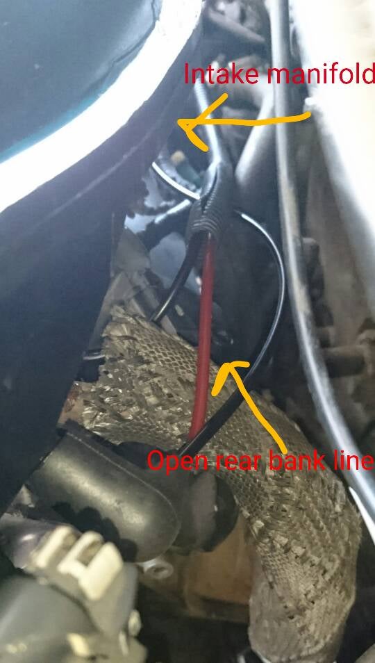 Intake manifold vacuum lines. | Taurus Car Club of America : Ford ...