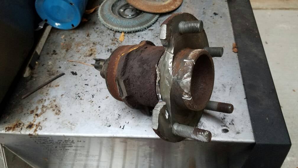 Rear hub T50 bolts stuck and stripped by previous owner - need help ...