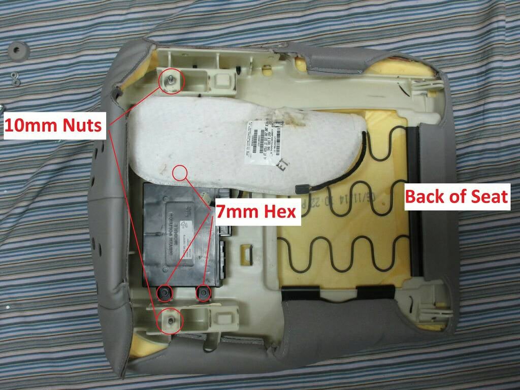 2006 STS power seat operation problem. Not raising/lowering back of ...