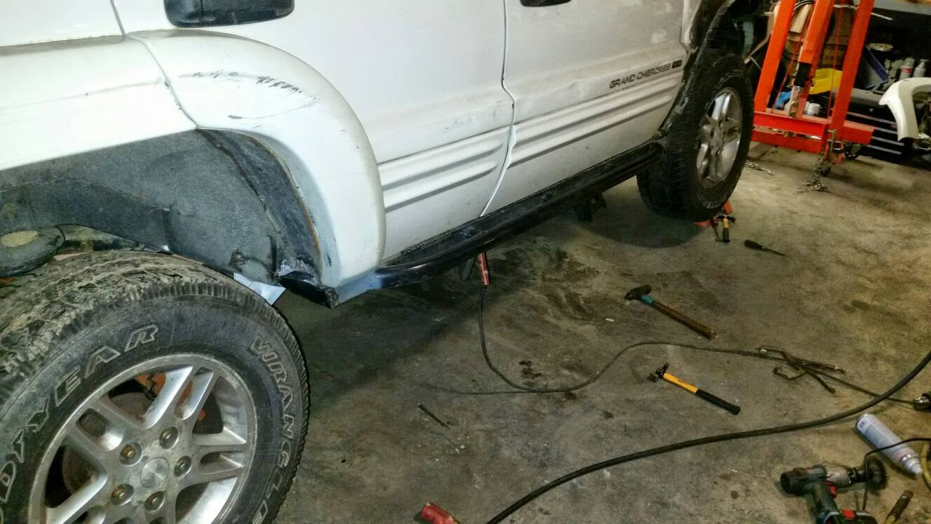 WJ rocker repair/rock sliders/steps | Jeep Cherokee Talk