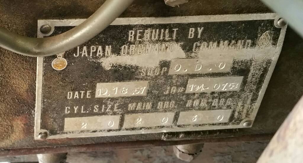 Engine rebuild tag... anybody know info? | Jeep Enthusiast Forums