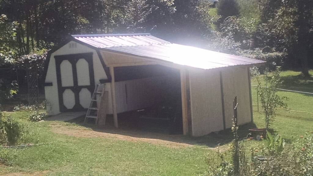 Adding a lean to on mower shed | Green Tractor Talk