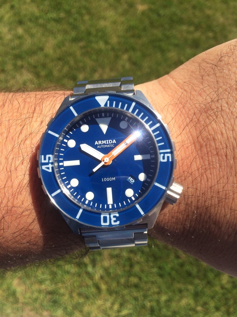 Blue Face/Orange Hands | WatchUSeek Watch Forums