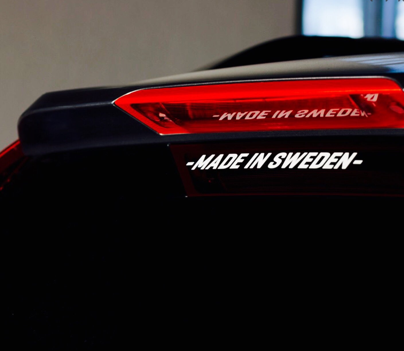 -MADE IN SWEDEN- Sticker (Please) | SwedeSpeed - Volvo Performance Forum
