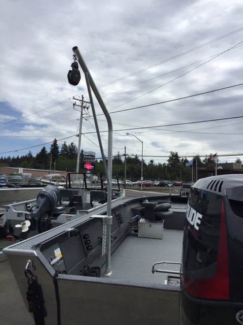 Crab davit mounting | IFish Fishing Forum
