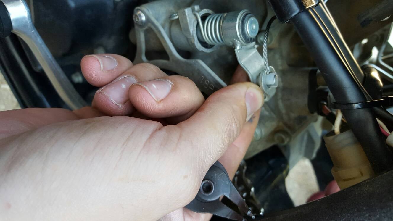 PEP ez pull clutch arm and install write up | YFZ Central