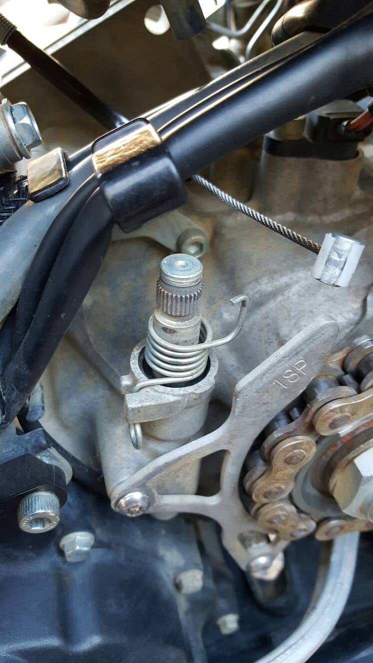 PEP ez pull clutch arm and install write up | YFZ Central