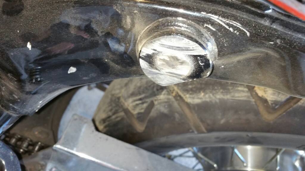 Broken rear shock mounting bolt | Honda Shadow Forums