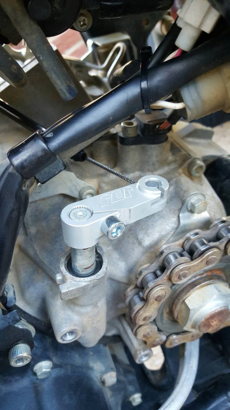 PEP ez pull clutch arm and install write up | YFZ Central