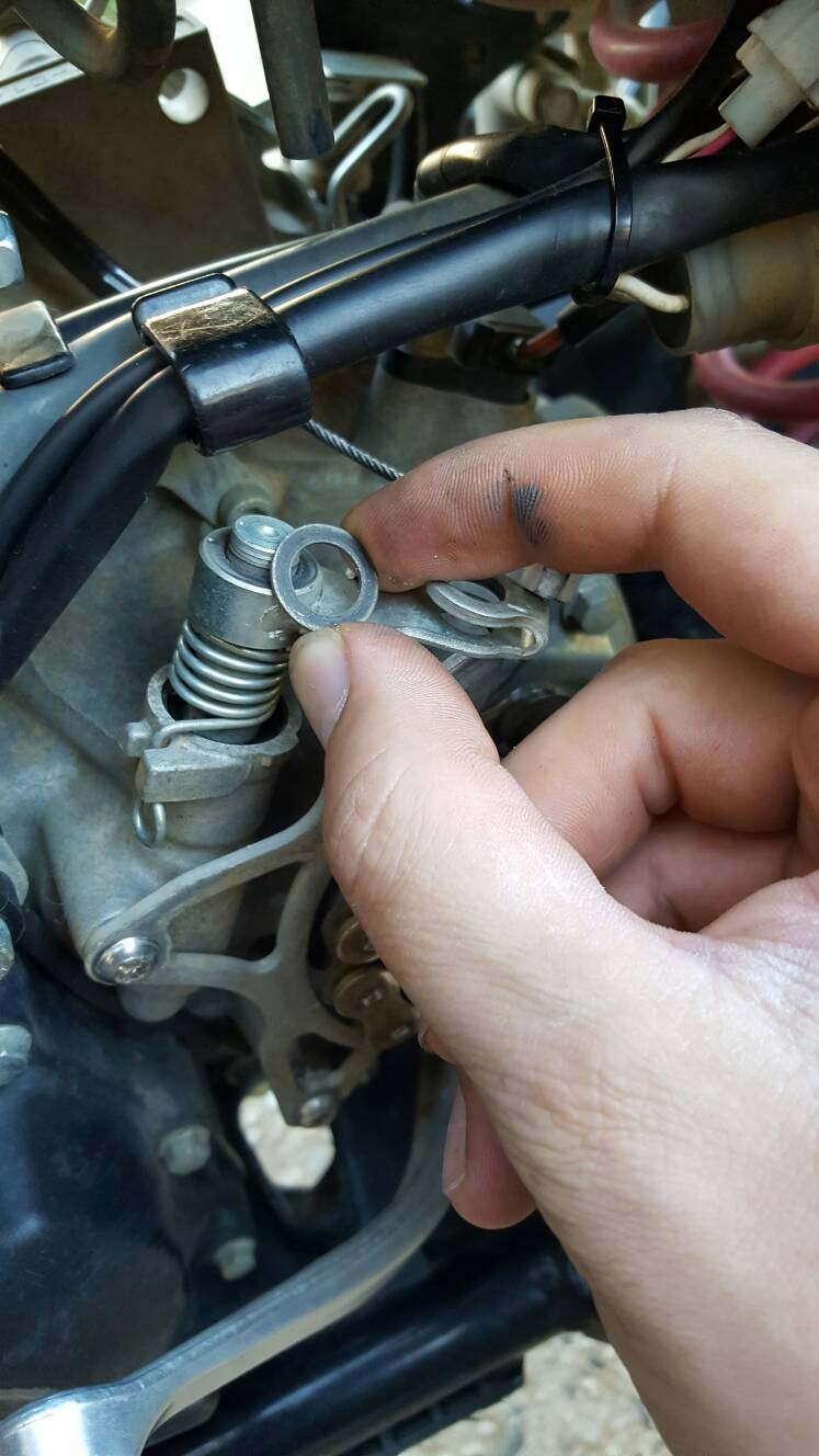 PEP ez pull clutch arm and install write up | YFZ Central