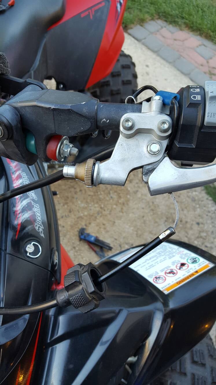 PEP ez pull clutch arm and install write up | YFZ Central