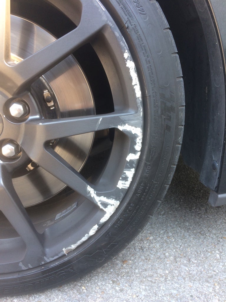 Factory black wheel scuff fix | Cadillac CTS-V Forum